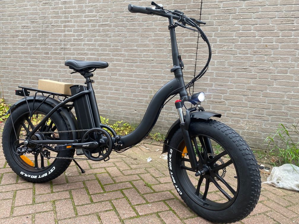 SCR Black Edition Elektrische vouwfiets, fatbike, lage instap, 7 sp ...