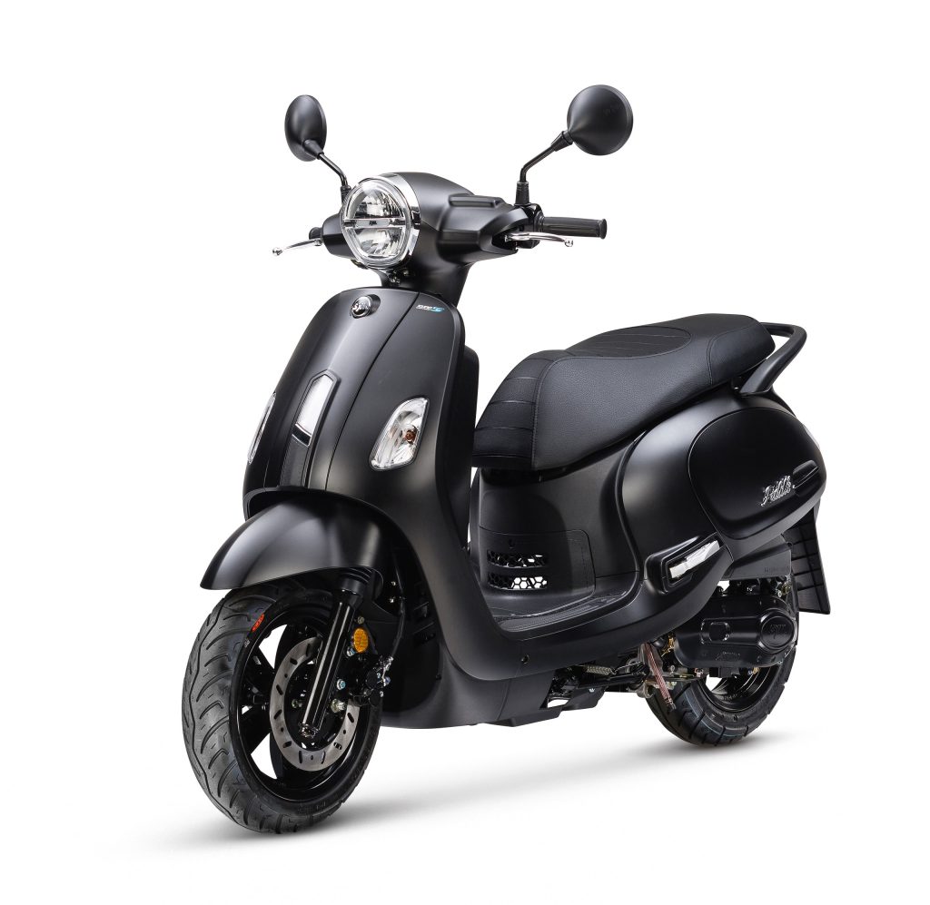 SYM Fiddle 4 E5 Mat Black gratis accessoires pakket. - Scootercenter